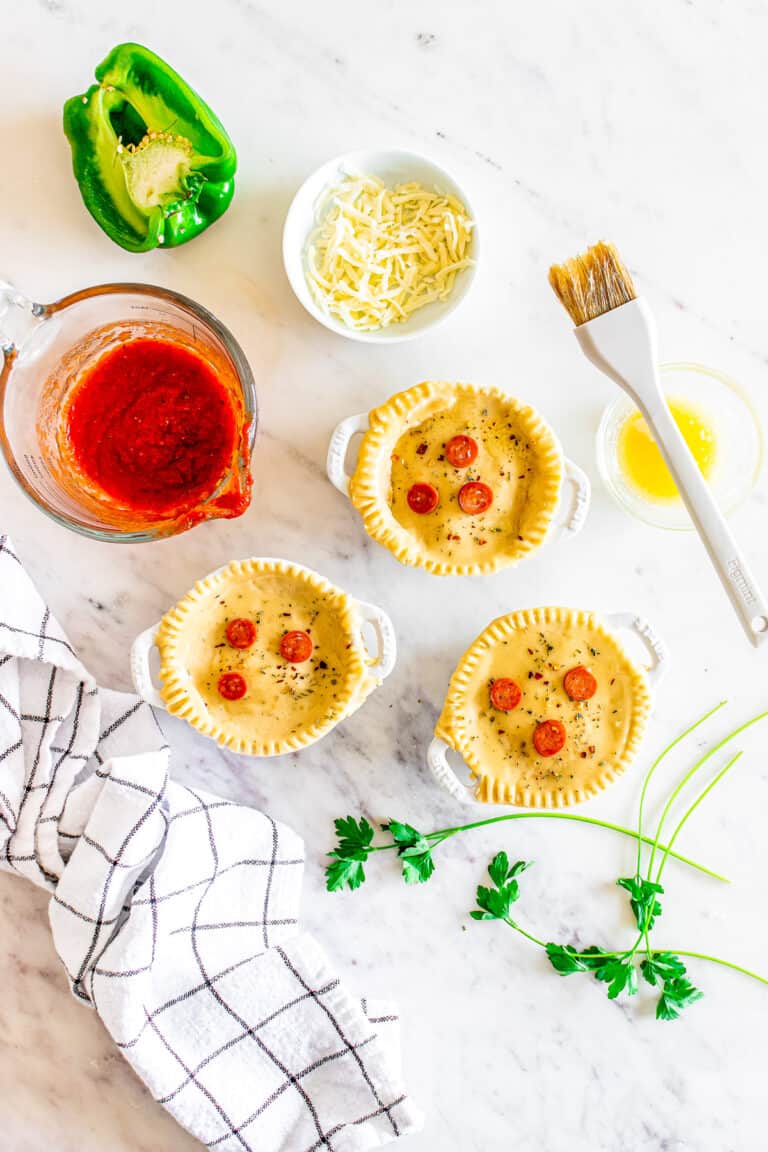 Mini Pizza Pot Pies Recipe (Ready in 25 Minutes) | Busy Day Dinners