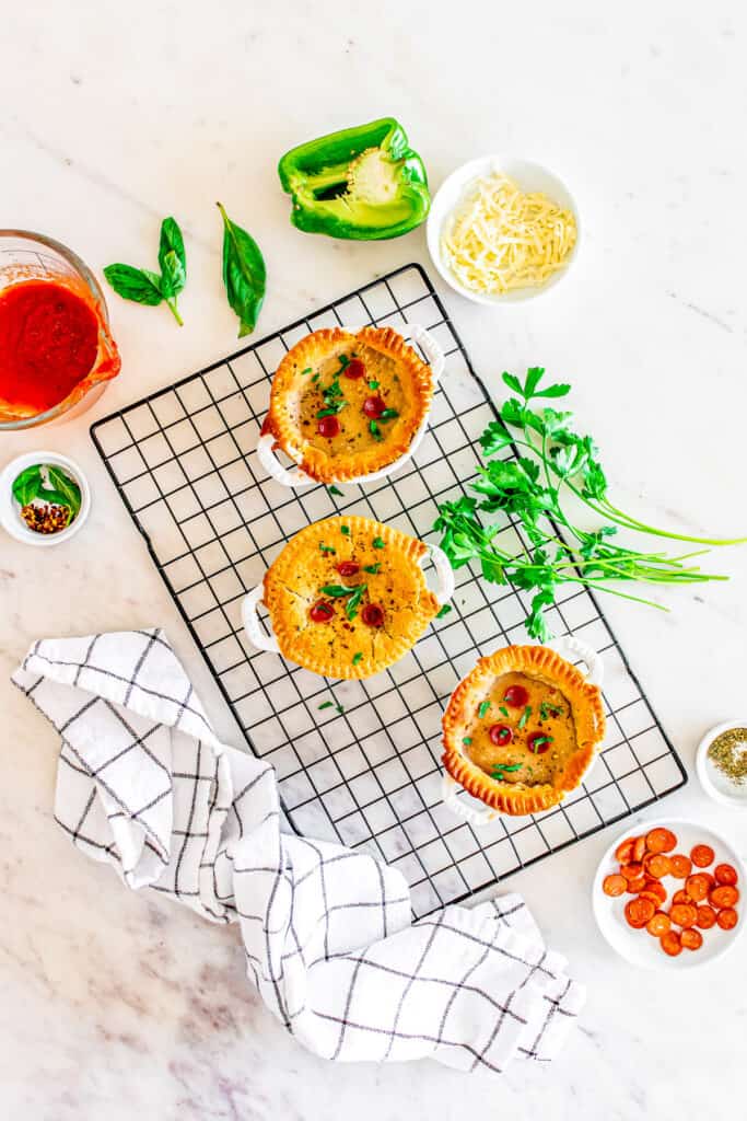 Mini Pizza Pot Pies Recipe (Ready in 25 Minutes) | Busy Day Dinners